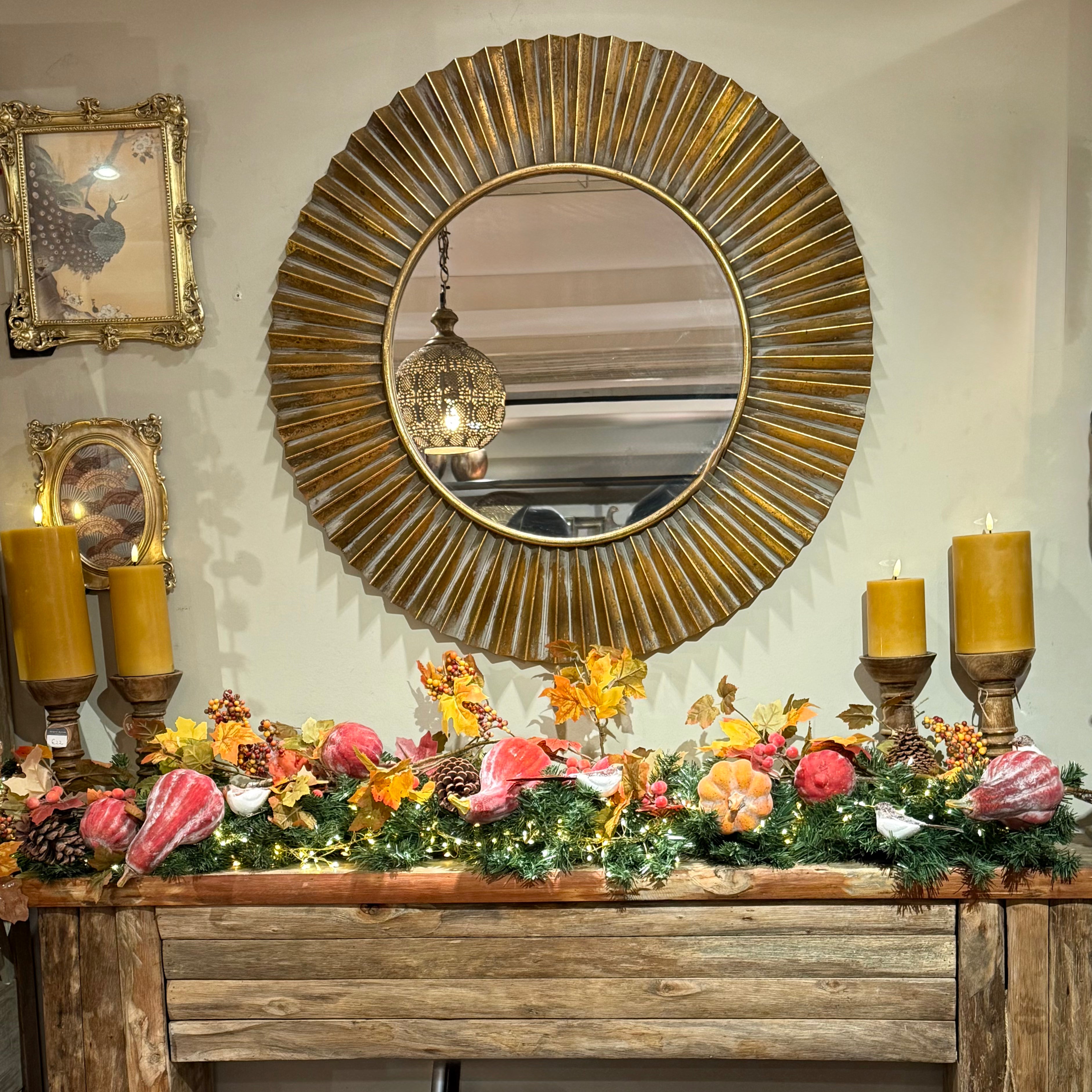 Orange Autumn Pumpkin Garland – The White Room Kenmare